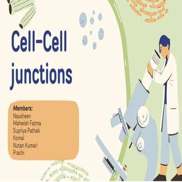 Cell junction ppt. .pptx