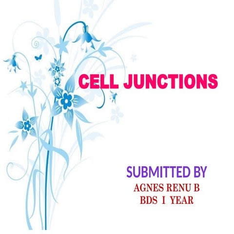 CELL JUNCTIONS/membrane junction in physiology | PPTX