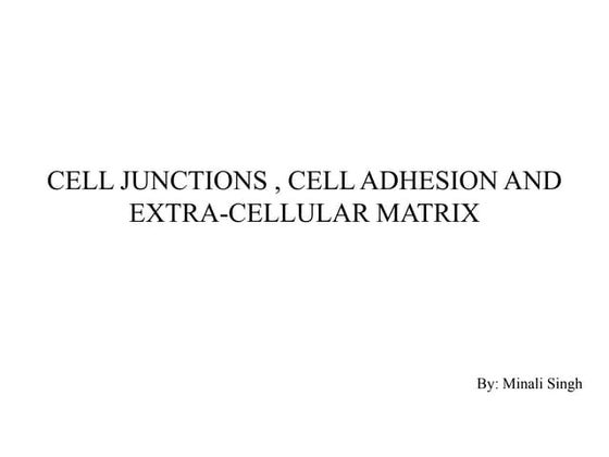 Desmosomes & hemidesmosomes | PPT