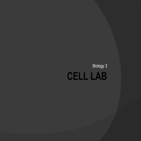 Cell lab | PPT