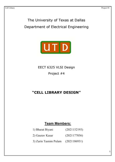 Asic design flow | PPTX