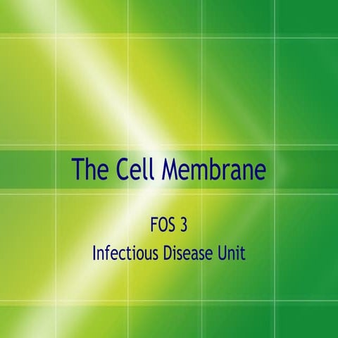 Cell membrane | PPT