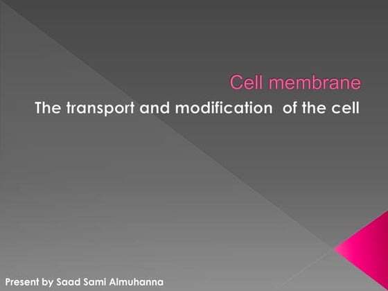 Lesson 7 Transport Mechanisms | PDF