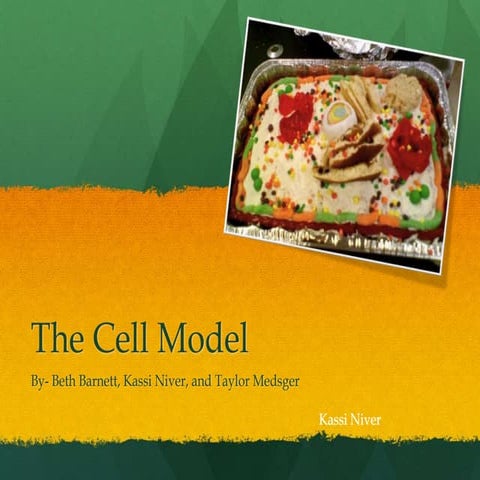 Cell model | PPTX | Biological Sciences | Science
