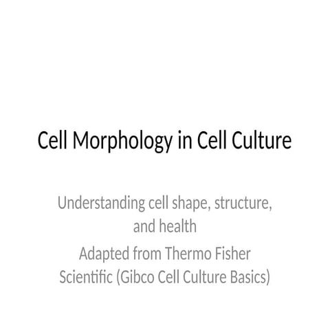 Cell_Morphology_Basics to helps students | PPTX