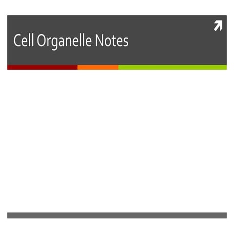 Cell organelles | PPT