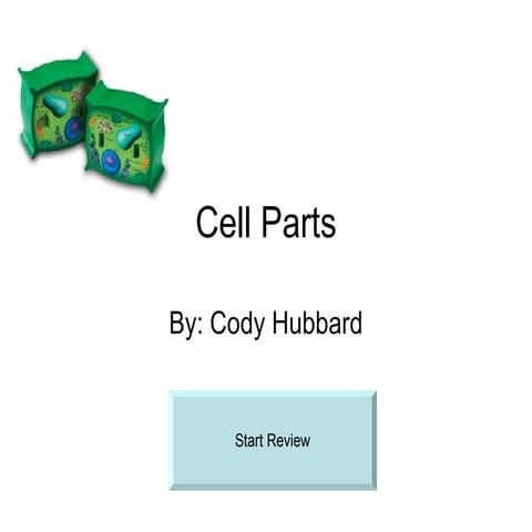 Cell parts | PPT