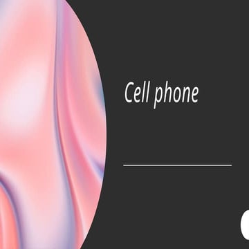 Cell phone invention history and impact on society.pptx