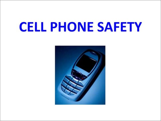 Cell Phone Safety - By : Larsen & Toubro Limited | PDF