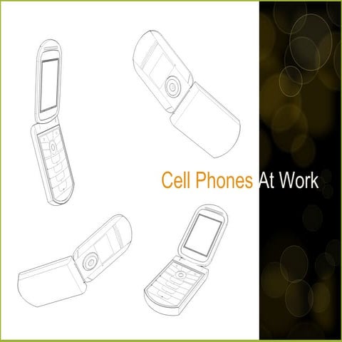 Cell phones at work for Managers | PDF