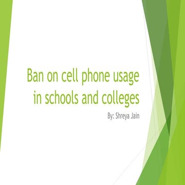Cell phone usage | PPT