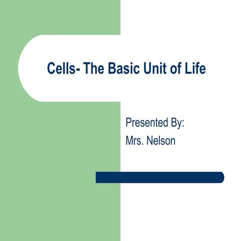 Cell presentation | PPT