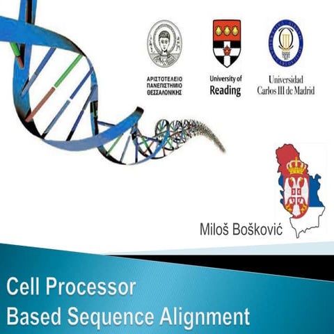 Cell Processor Based Sequence Alignment Pptx Computing Technology 5612