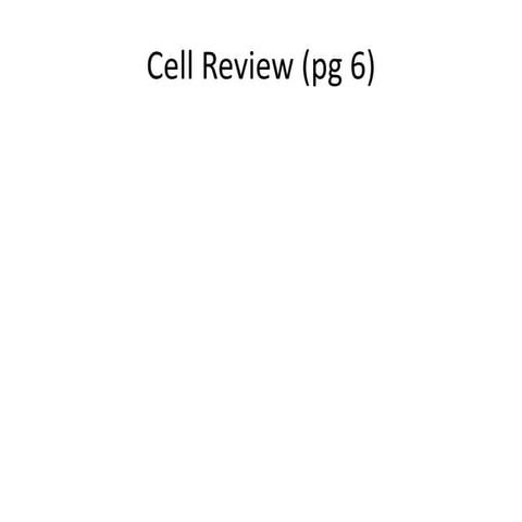 Lesson 1 the cell | PDF
