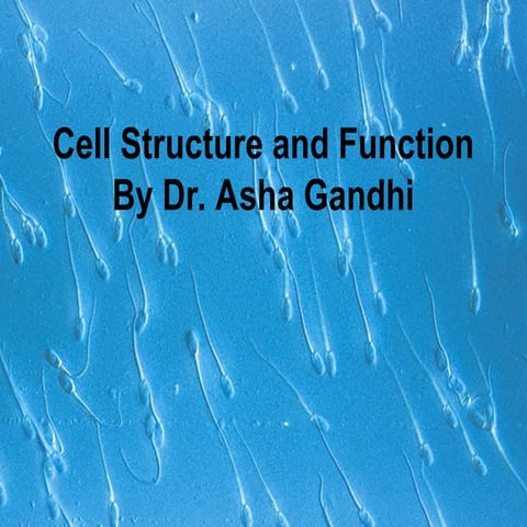 The Smallest living microscopic unit-cells | PPT