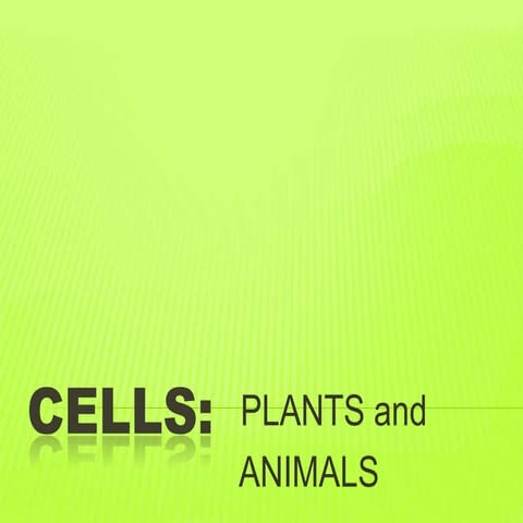 Cells module 2 | PPTX