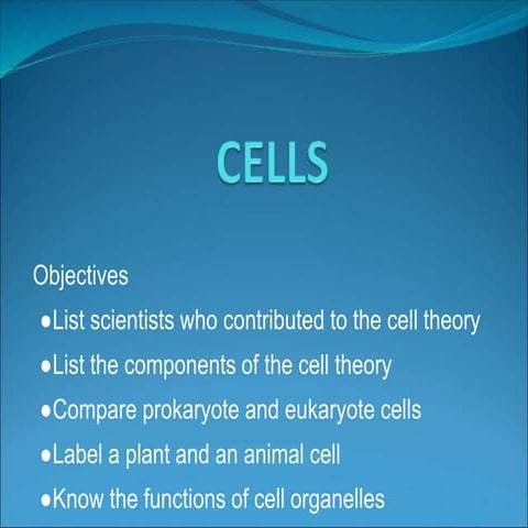Lesson 2 The Cell | PDF