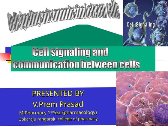 Cell signaling | PPT | Biological Sciences | Science