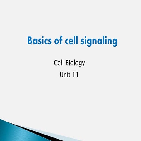 Cell signaling -_introduction[1] | PDF