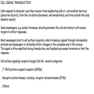 Signal transduction process | PPT