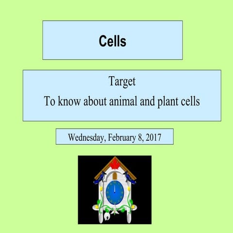 Cells lesson 1 | PPT