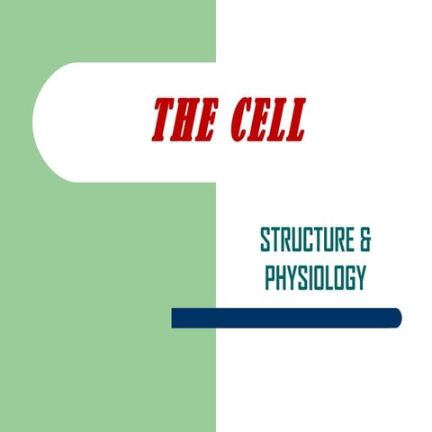 Cell Structure | PPT