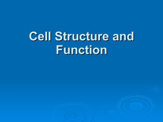Cell | PPT