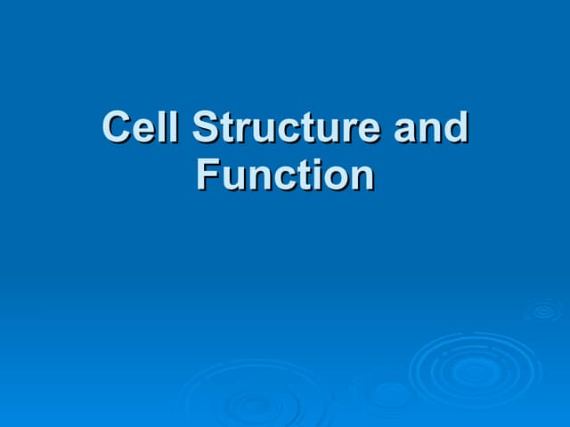 Types of cells notes ppt | PPTX
