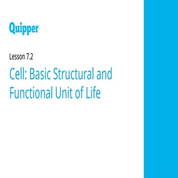 Cell structure grade 7 presentation (parts of a cell) | PPTX