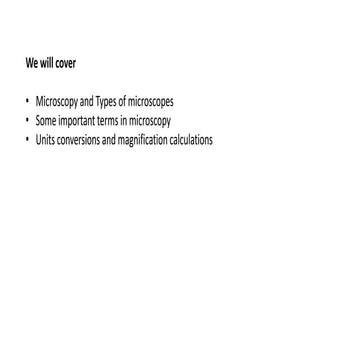 Lesson 4 - Microscopes | PPT