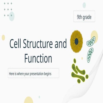 Cell Structure and Function - Science - 9th.pptx