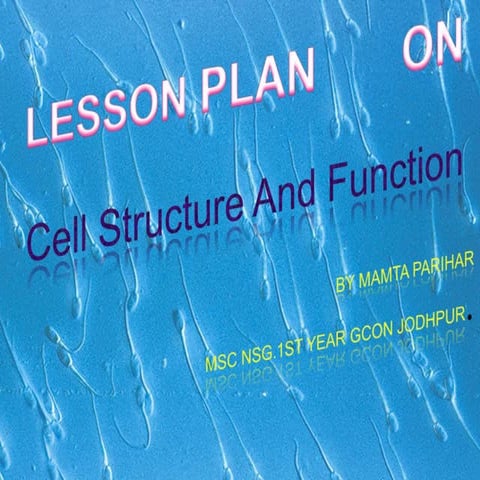 Cell structure & function | PPT