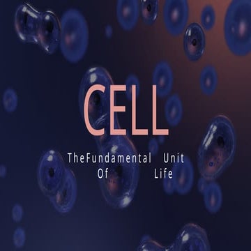 Diversity of cell shape and size | PPTX