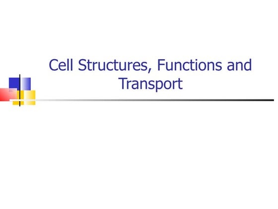 Parts of the Cell | PPT
