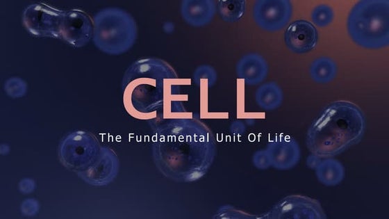 cell; the unit of life class 11 ppt file | PPTX