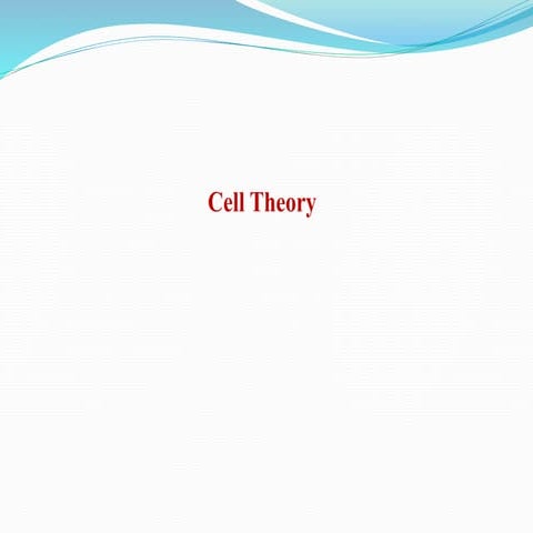 Cell theory cell fraction | PPTX