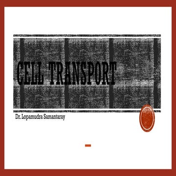 Cell transport and protein sorting (csir net pyqs).pptx