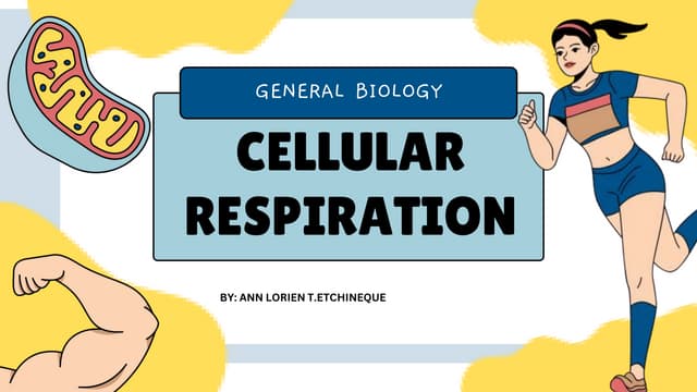 Grade 11 cellular respiration | PPTX