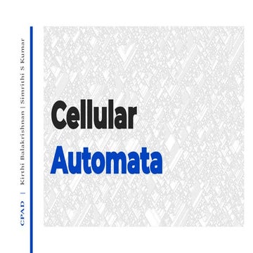 Cellular Automata | PDF