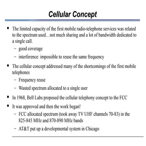 Cellular concept | PPT
