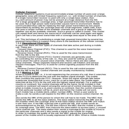 Cellular concept | DOCX