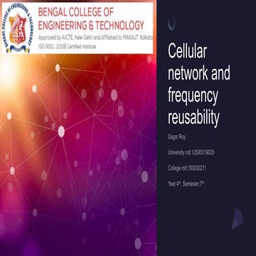 Cellular network and frequency reusability.pptx