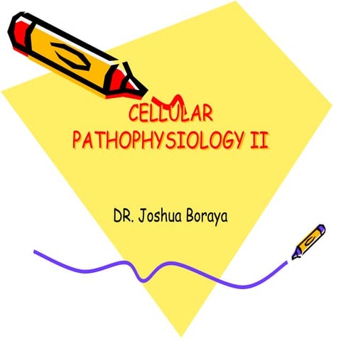Cellular pathophysiology II 2026.pptx,,, | PPTX