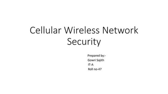 Mobile security in Cyber Security | PPT