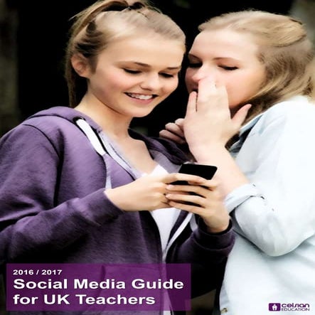 Social Media Guide for UK Teachers | PPTX