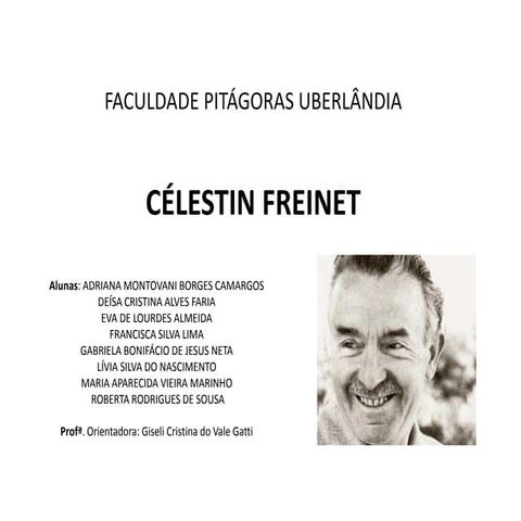 CÉLESTIN FREINET | PPTX