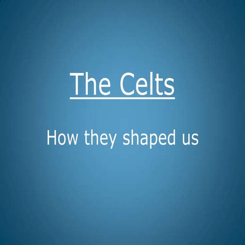 The Celts 5 b | PPT