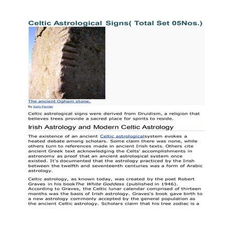 Celtic astrological signs ( horoscopes.lovetoknow.com ) google.com ...