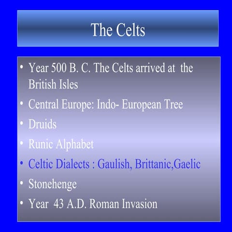 Celtic culture | PPT