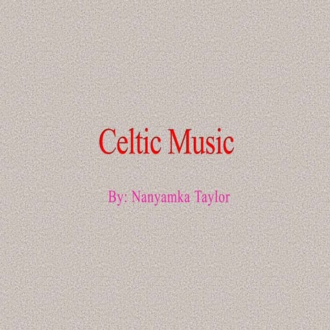 Celtic music | PPT